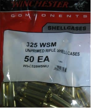 325 WSM brass (Winchester, QTY 50) | Duck Creek Sporting Goods